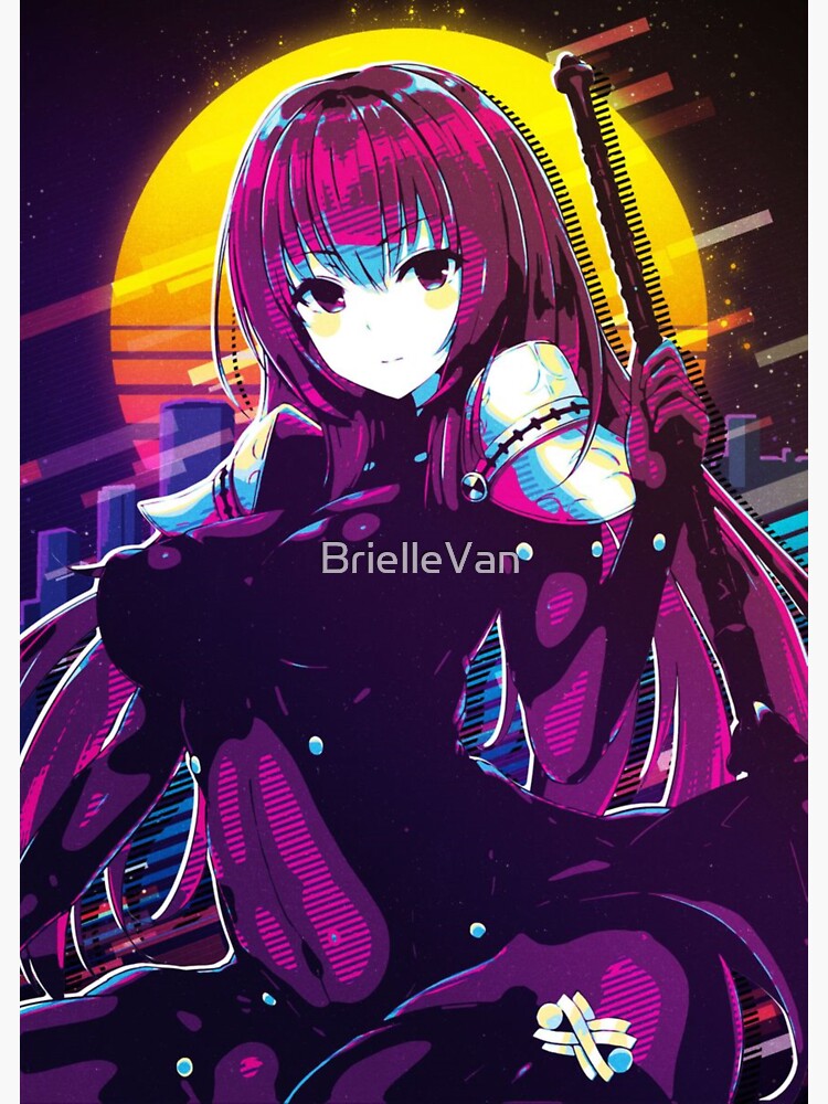 "Scathach Retro" Sticker for Sale by BrielleVan | Redbubble