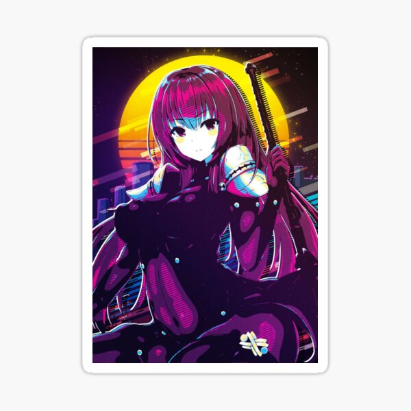 "Scathach Retro" Sticker for Sale by BrielleVan | Redbubble