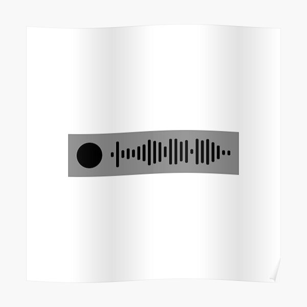 "Dandelions by Ruth B. | spotify scan code" Poster for Sale by sisters ...