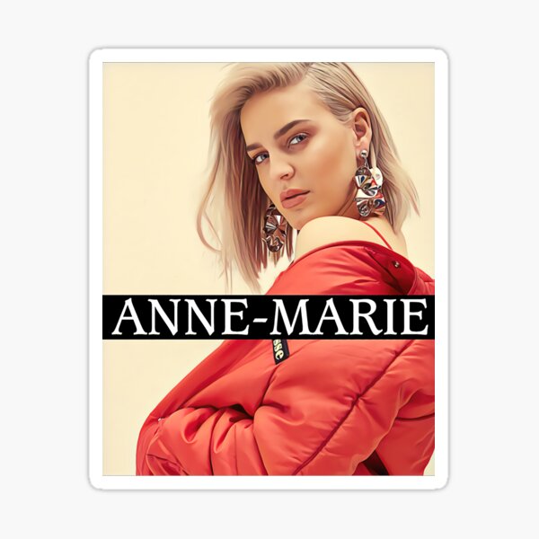 "Anne-Marie" Sticker for Sale by Glamour-store | Redbubble