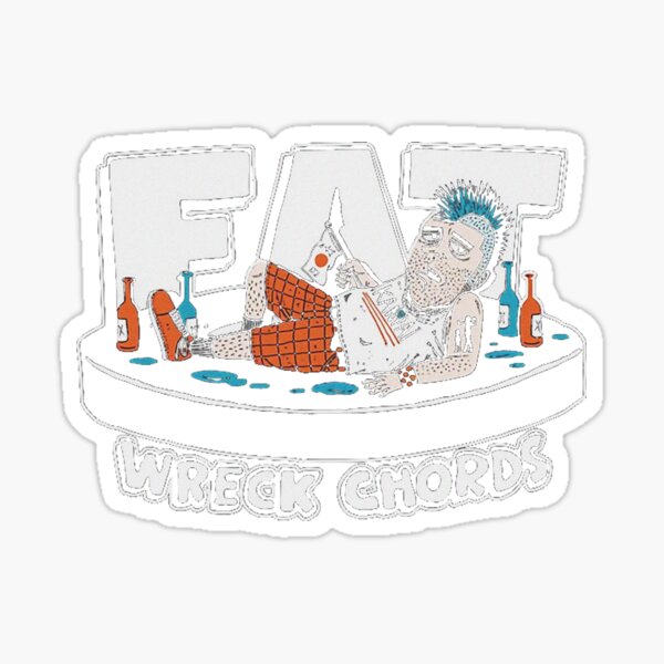 "fat wreck chords" Sticker for Sale by Vessaya | Redbubble