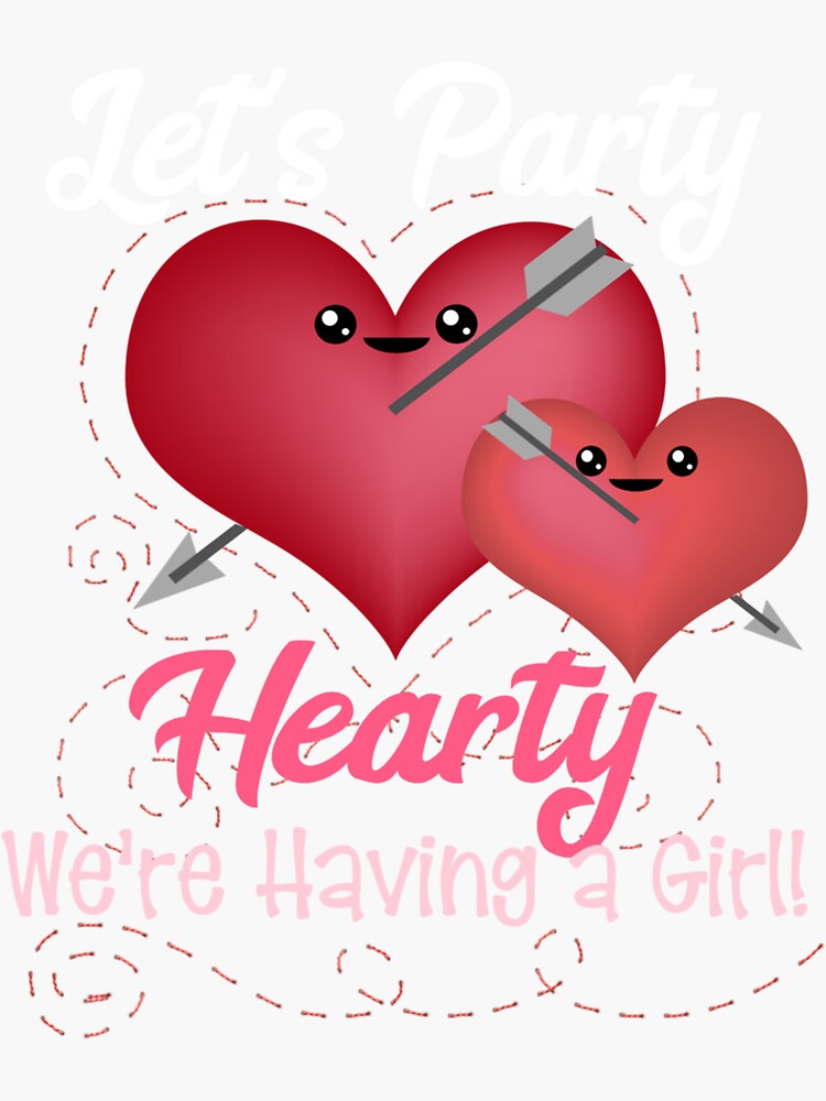 "LETS PARTY HEARTY WE RE HAVING A PREGNANCY ANNOUNCEMENT" Sticker for ...