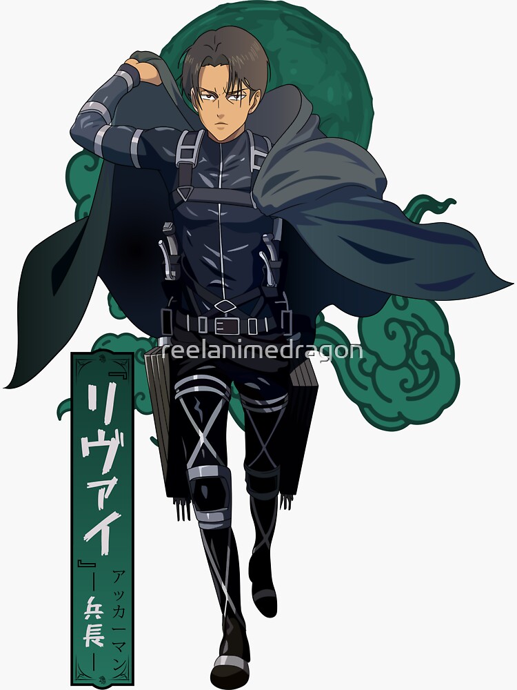 "Levi Ackerman Heicho - Attack On Titan" Sticker for Sale by ...