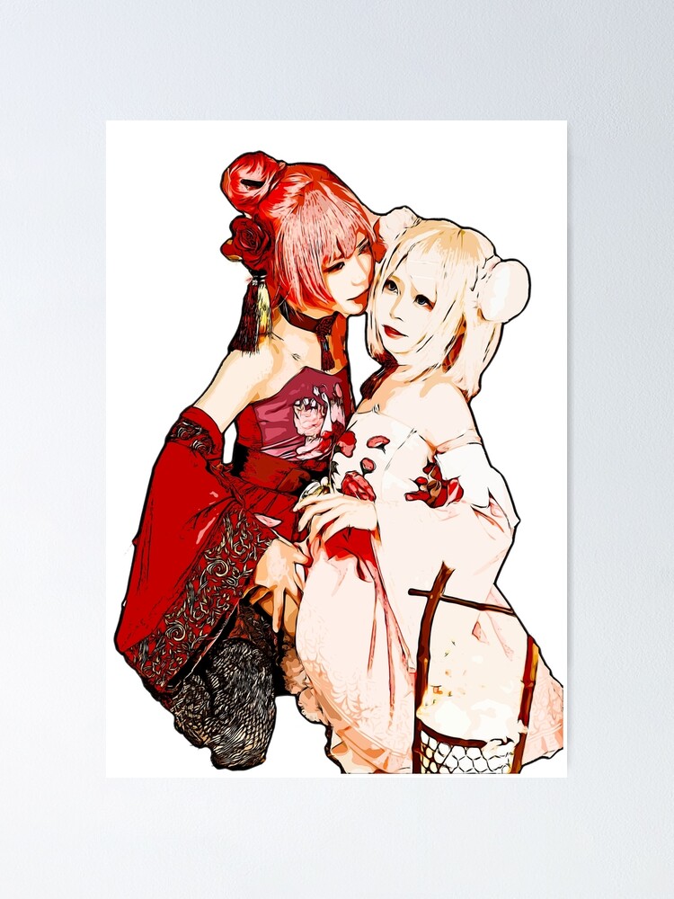 Anime Waifu Girl 28 Poster For Sale By Zinnatbanli Redbubble