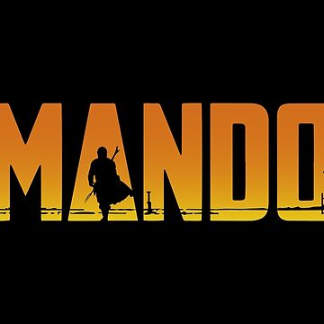 "Mando" Sticker for Sale by boltjesdesign | Redbubble
