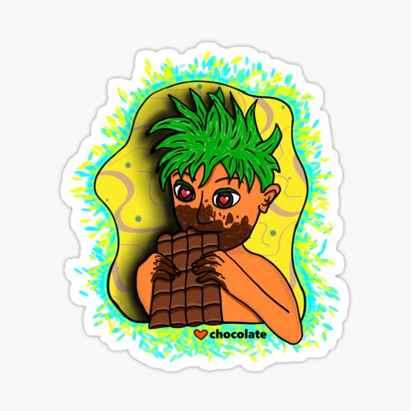 "Choco Kid" Sticker for Sale by Art2escape | Redbubble