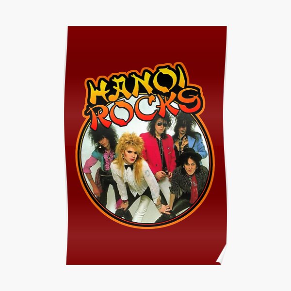 "Hanoi Rocks Group Portrait" Poster for Sale by Eds-Rock-Shoppe | Redbubble