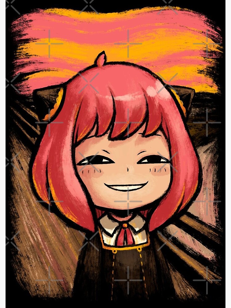 "Spy x Family Anya meme" Poster for Sale by irenesance | Redbubble