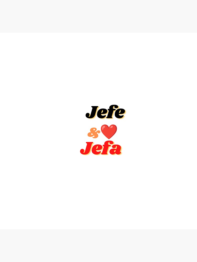"jefe & jefa" Sticker for Sale by PennyBlessed | Redbubble