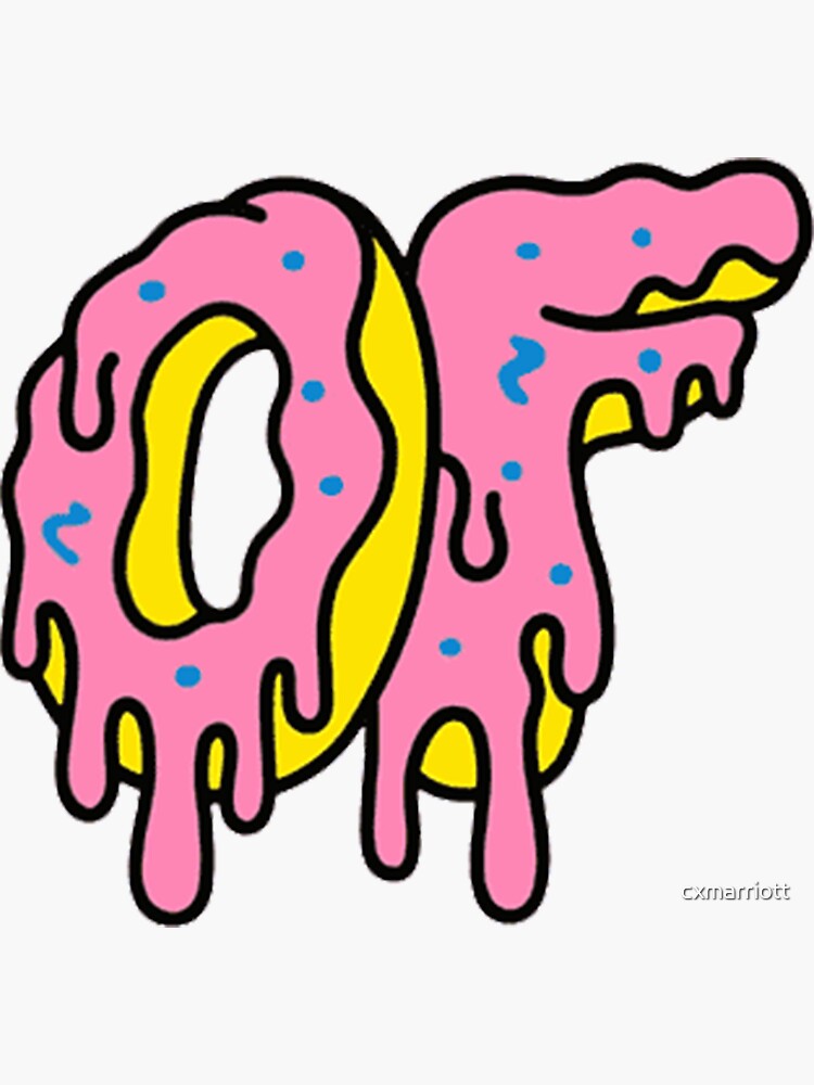 "ODD FUTURE" Sticker for Sale by cxmarriott | Redbubble
