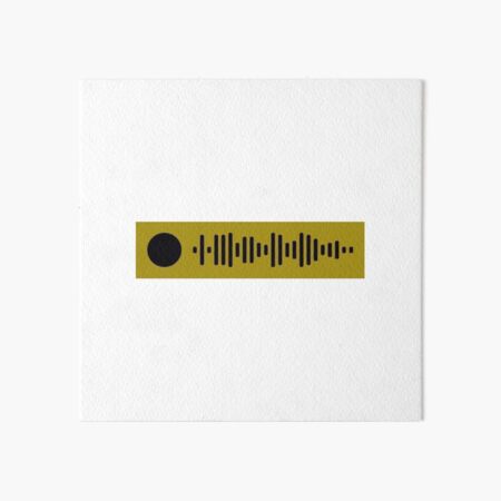 "505 by Arctic Monkeys | spotify scan code" Art Board Print by sisters ...