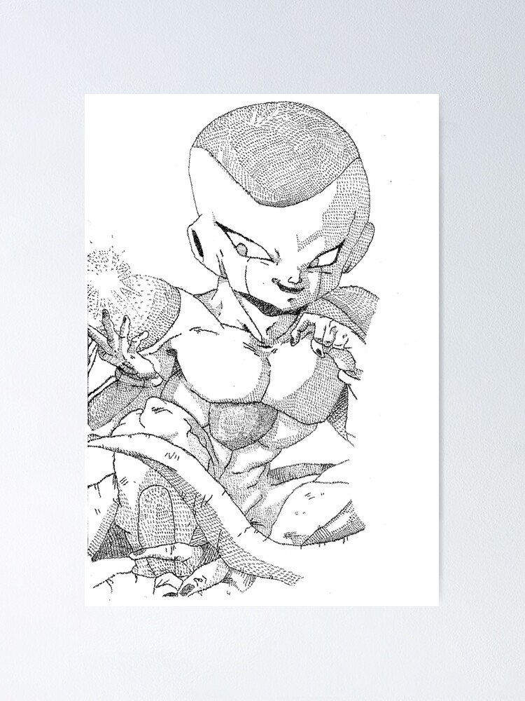 FRIEZA FORMS GLASS POSTER DRAGON BALL Z 30X40 CM