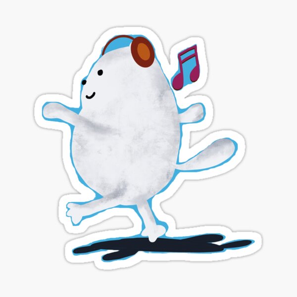 "dancing cat" Sticker for Sale by GatilGigi | Redbubble