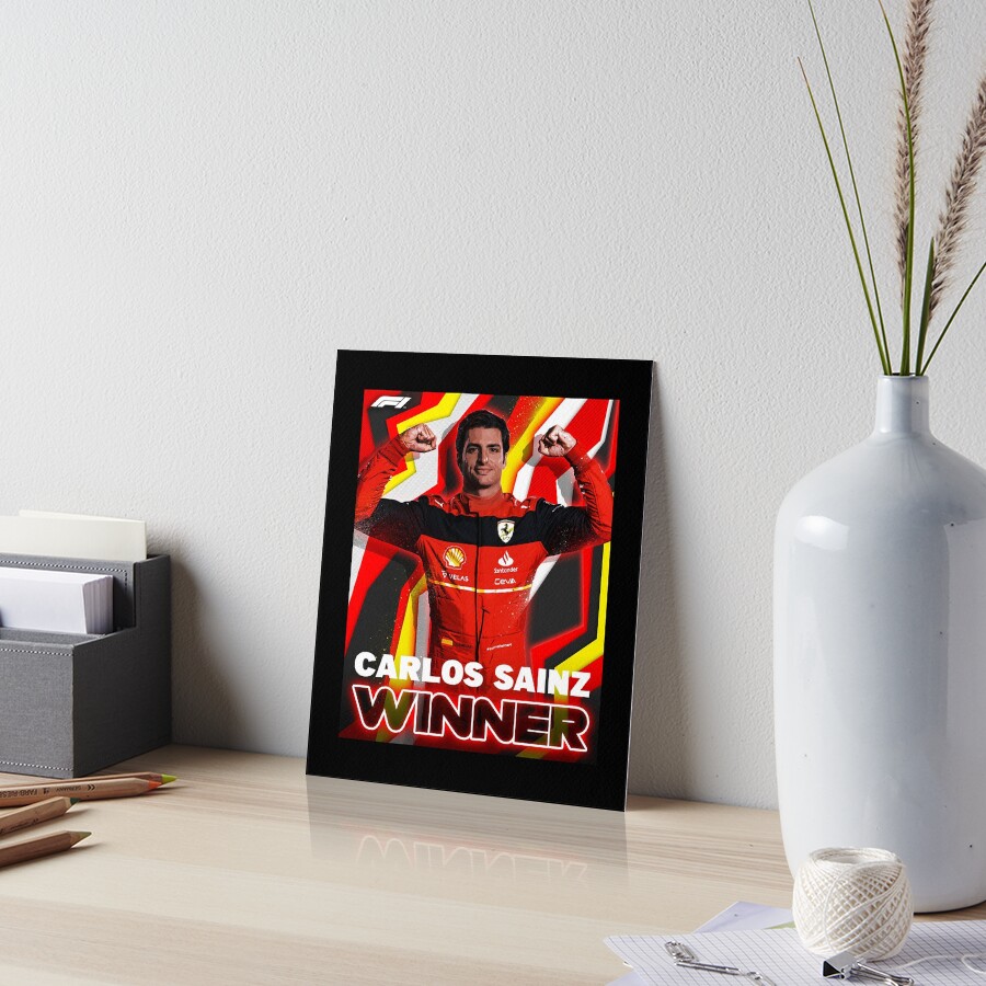 "Carlos Sainz" Art Board Print for Sale by TheCCdesigns | Redbubble