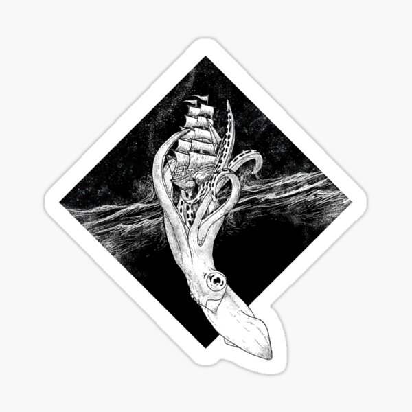 "Leviathan" Sticker for Sale by luigiht-draws | Redbubble