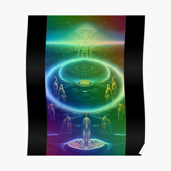 "Rainbow Ritual " Poster for Sale by uneasyviewing | Redbubble
