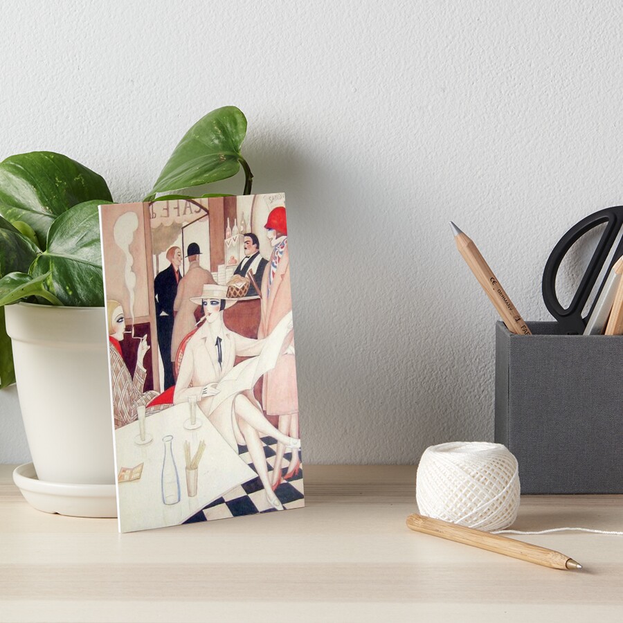 "Au Cafe by Gerda Wegener - Vintage Art" Poster for Sale by RickE ...