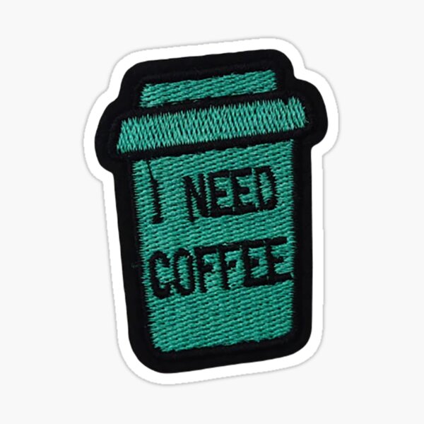 "I Need Coffee" Sticker for Sale by CraftySkill | Redbubble