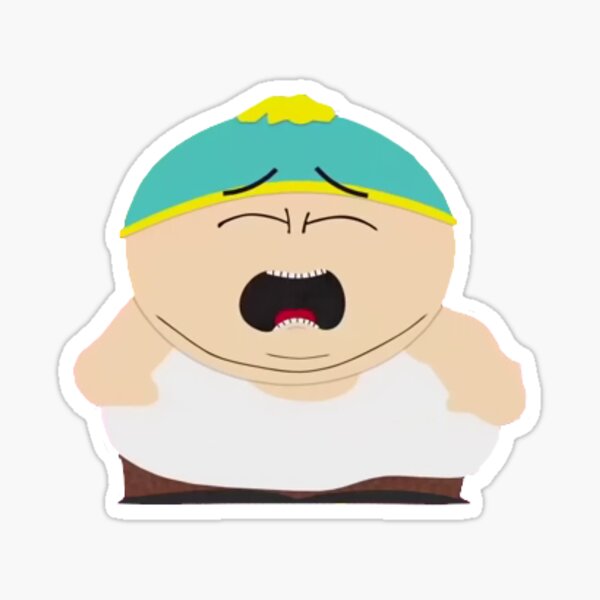 "Cartman Crying" Sticker for Sale by RomanBellicEnt | Redbubble