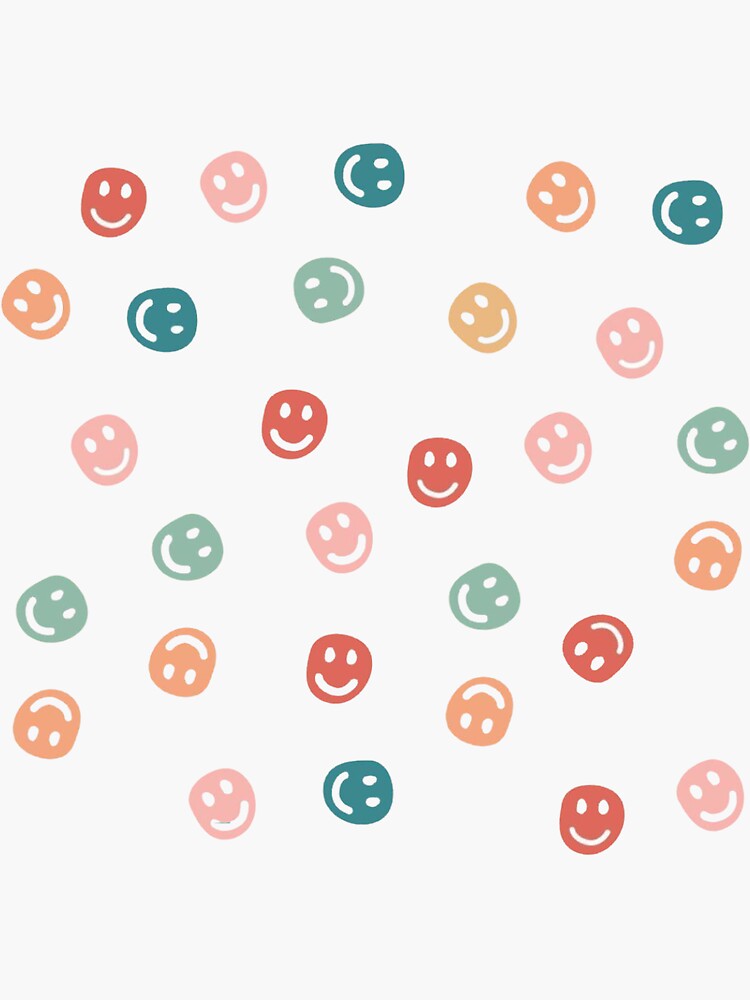 "smiles sticker pack" Sticker for Sale by glitter-designs | Redbubble