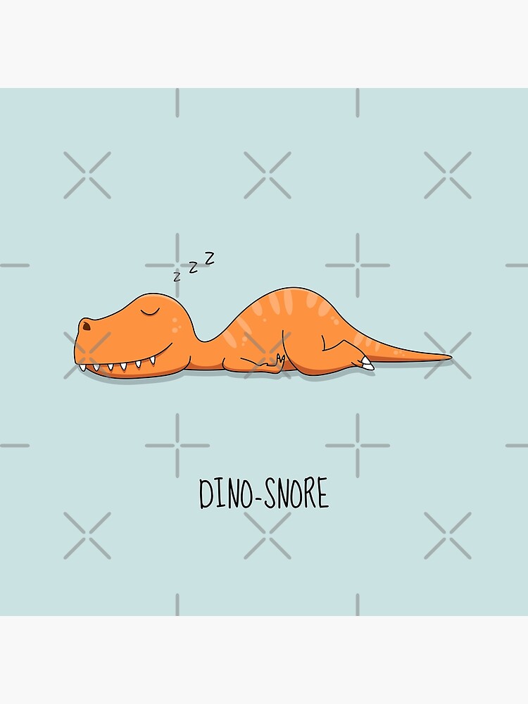 "The Infamous Dino Snore" Poster for Sale by L1nes | Redbubble