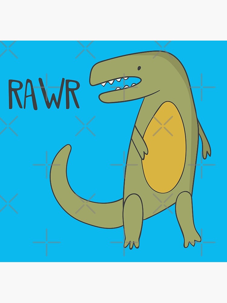"RAWR T-REX TYRANNOSAURUS REX CUTE DINOSAUR" Poster by CliffordHayes ...