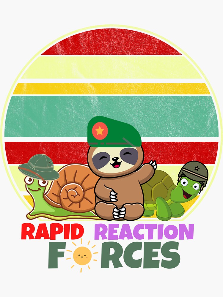 " Rapid Reaction Forces,funny animals meme" Sticker for Sale by ...