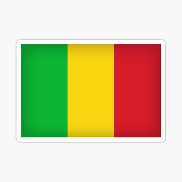 "Mali - Official Flag of the Republic of Mali" Sticker for Sale by ...