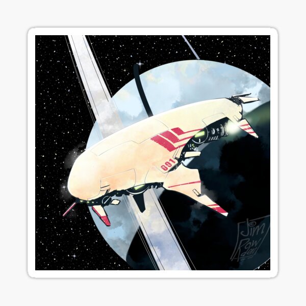 "Ship 001" Sticker for Sale by jimrow | Redbubble