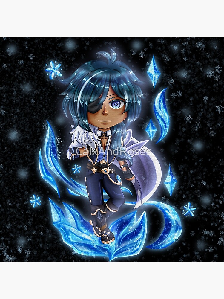 "Kaeya Chibi - Genshin Impact" Art Print for Sale by SilverAzRos ...