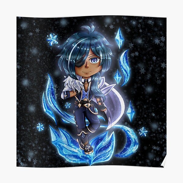 "Kaeya Chibi - Genshin Impact" Poster for Sale by SilverAzRos | Redbubble