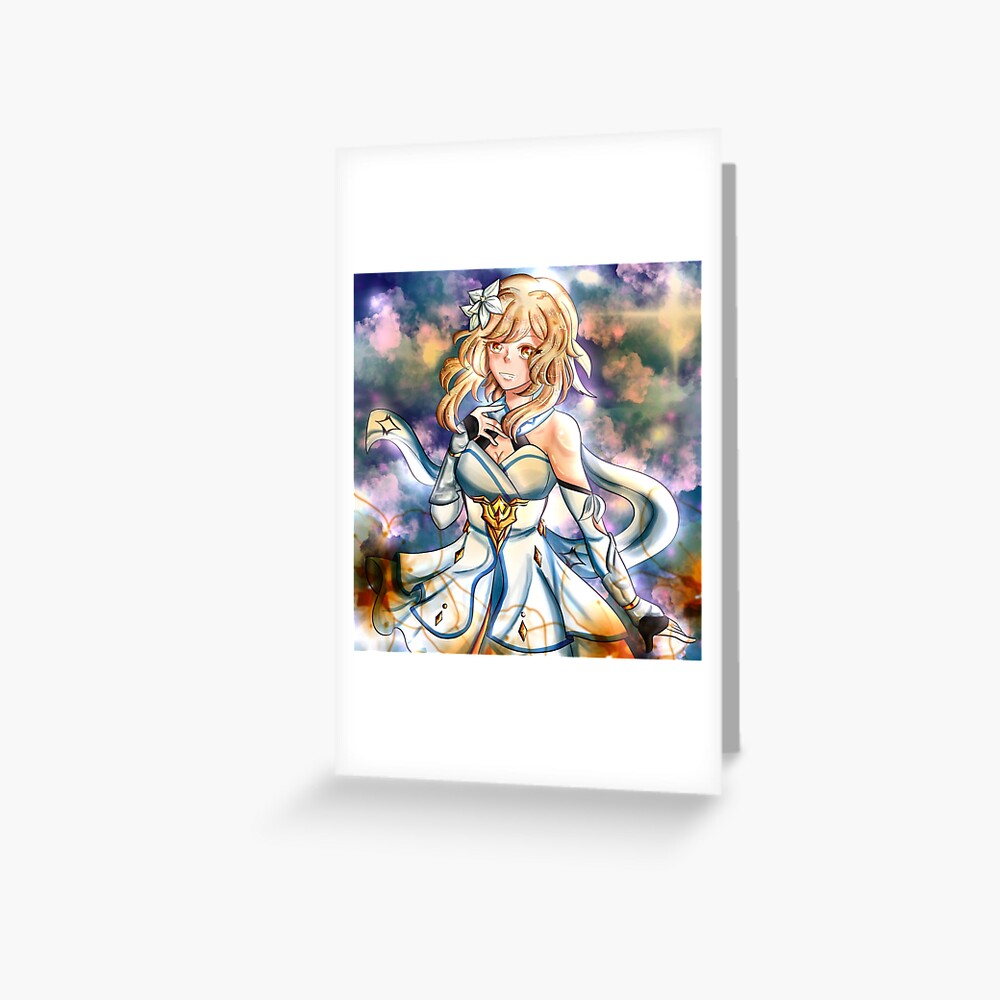 "Lumine - Genshin Impact" Greeting Card by SilverAzRos | Redbubble