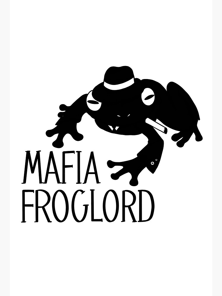 "Mafia Froglord" Art Print by banguette | Redbubble