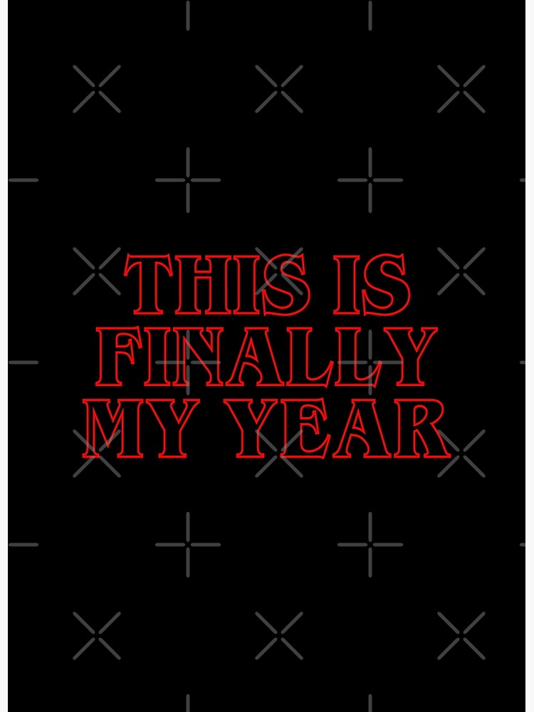 "Eddie Munson | This is finally my year - Stranger Things 4" Art Print ...