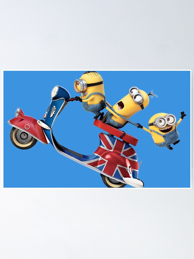 "Minion bicycle" Poster for Sale by Shashi-stars | Redbubble