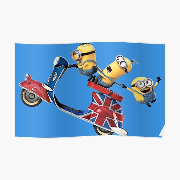 "Minion bicycle" Poster for Sale by Shashi-stars | Redbubble