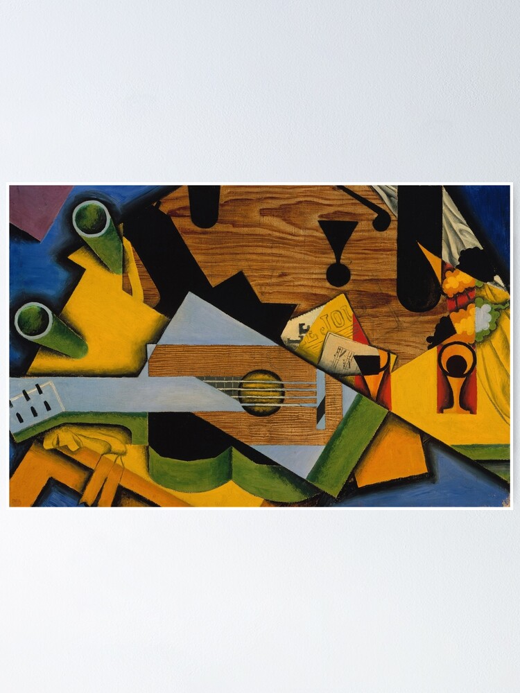"Juan Gris Still Life with a Guitar " Poster for Sale by TeeARTHY ...