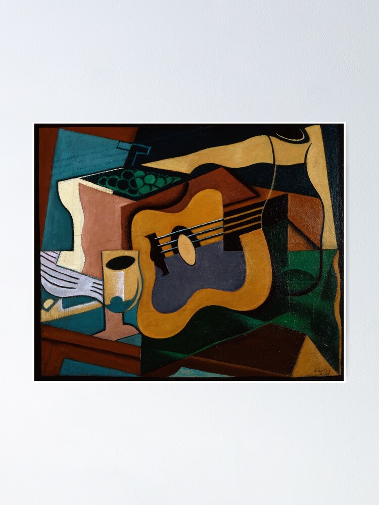 "Juan Gris Still Life with Guitar " Poster for Sale by TeeARTHY | Redbubble