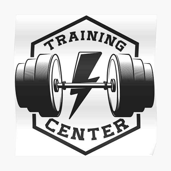 "Training Center" Poster for Sale by Bouzid33 | Redbubble