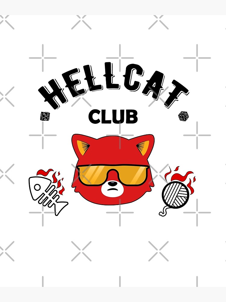 "Hell Cat Club - hellfire club tv show parody" Poster for Sale by Raiko ...