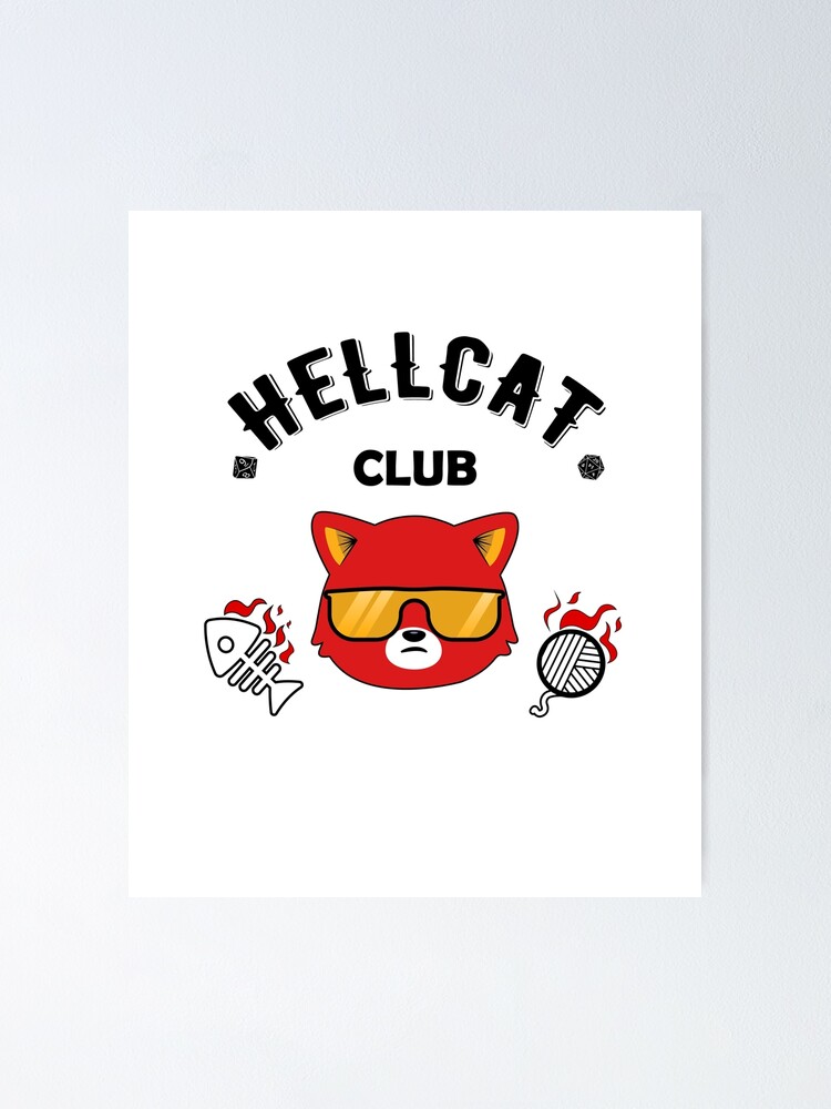"Hell Cat Club - hellfire club tv show parody" Poster for Sale by Raiko ...