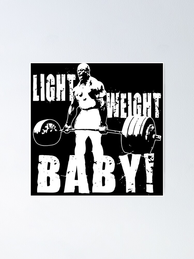 "light weight baby" Poster for Sale by dedeyyce | Redbubble