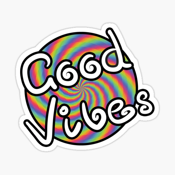"Good Vibes my Dude" Sticker by Kyee | Redbubble