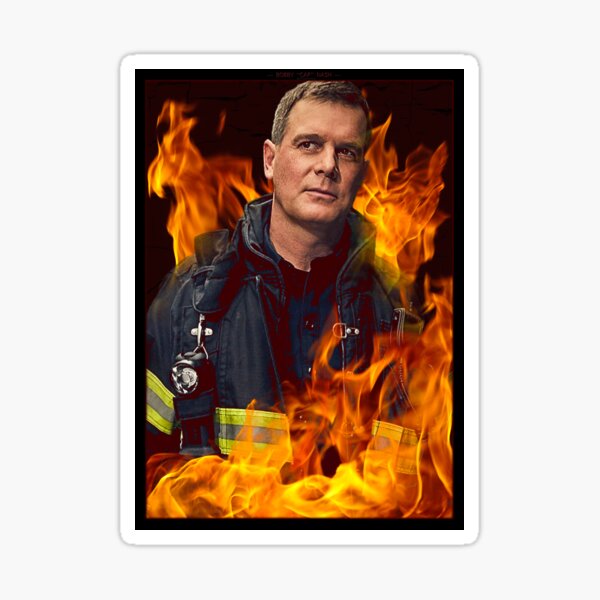 "911 - Bobby ‘Cap’ Nash - Flames" Sticker for Sale by vickytoriaq ...