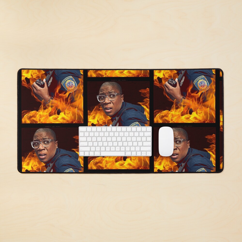 "911 - Henrietta ‘Hen’ Wilson - Flames" Sticker for Sale by vickytoriaq ...