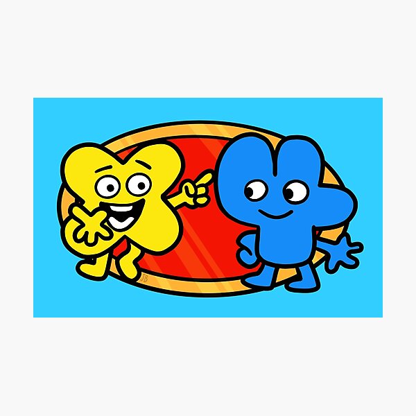 "Four and X cartoon" Photographic Print for Sale by FunnehGacha | Redbubble