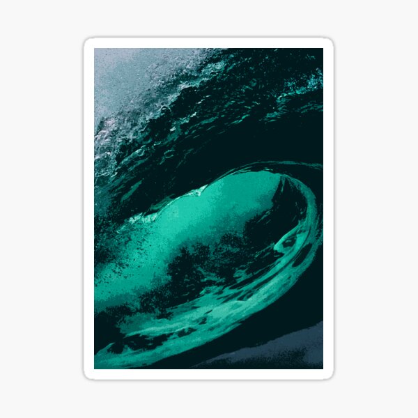 "Pixel Party Wave" Sticker for Sale by GarunBlade1 | Redbubble