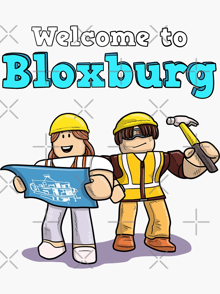 "Bloxy Builders" Sticker for Sale by FunnehGacha | Redbubble