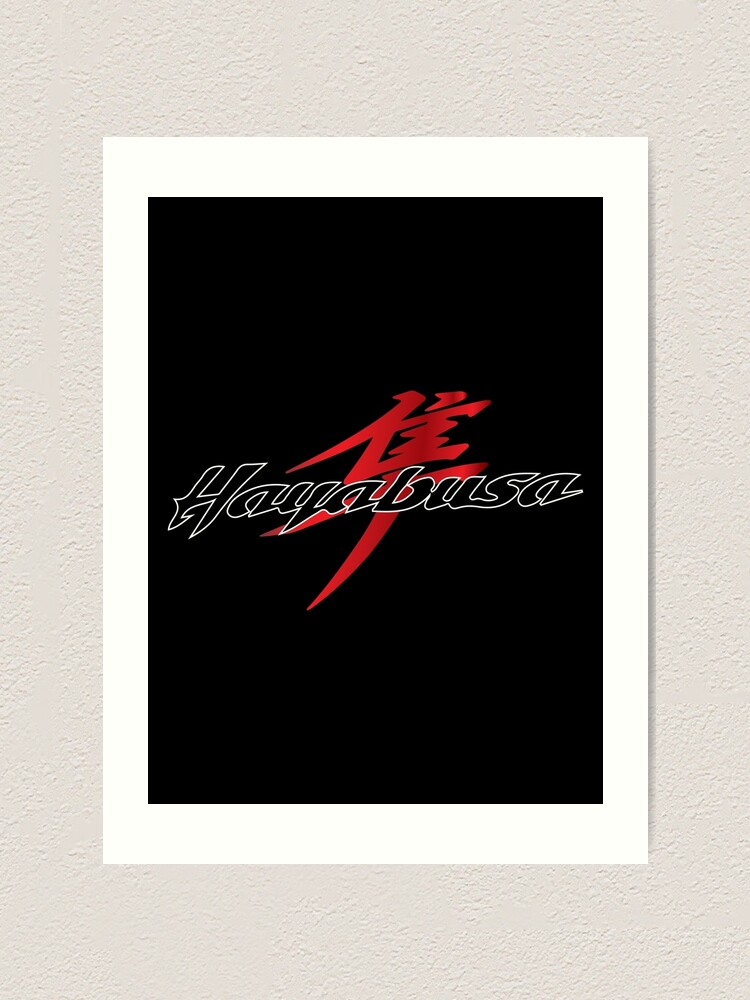 "suzuki hayabusa logo" Art Print for Sale by MOON--STONE | Redbubble