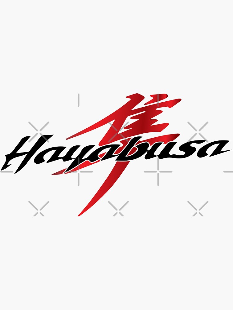 "suzuki hayabusa logo" Sticker for Sale by MOON--STONE | Redbubble
